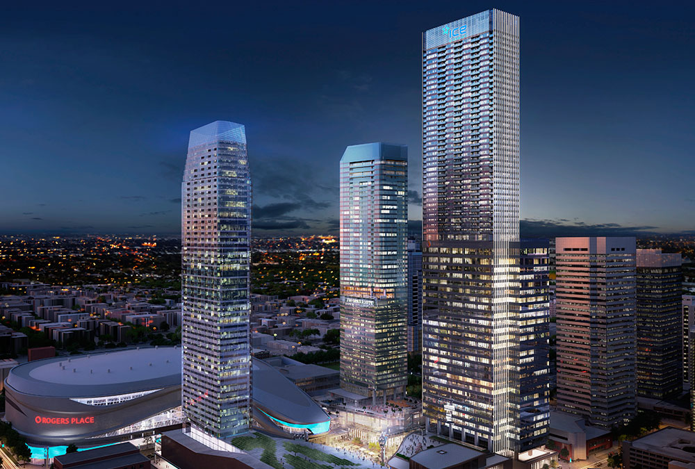 ICE District and Stantec reach for the sky | Rogers Place